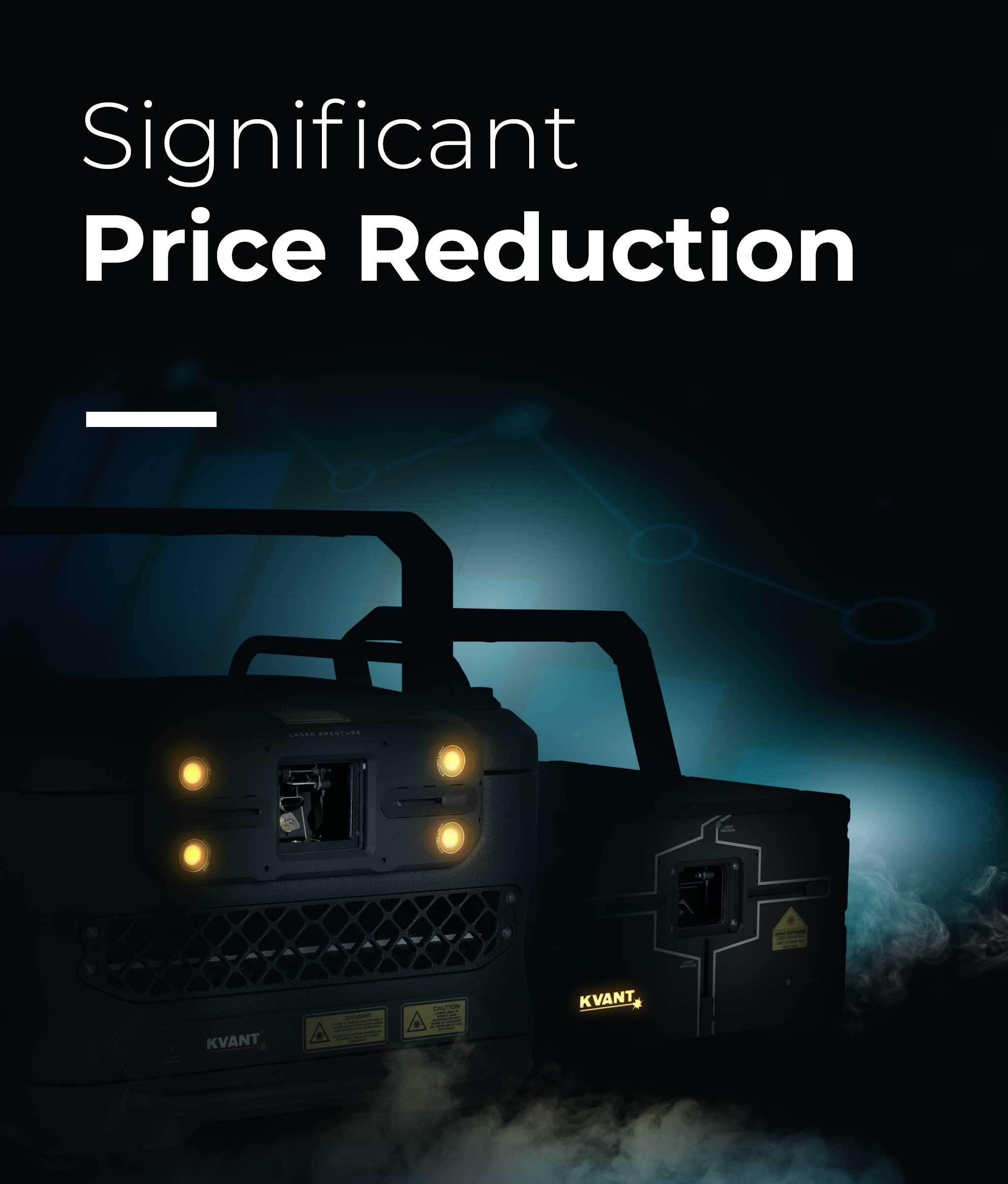 大幅値下げ | レーザーとレーザー関連商品の開発から製造、レーザー販売・演出・レンタル －KVANT [クバンツ]